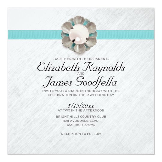 Elegant Pearl Wedding Invitations | Zazzle.com