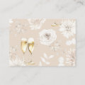 Elegant Pearls and Prosecco Enclosure Card | Zazzle