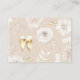 Elegant Pearls and Prosecco Enclosure Card | Zazzle
