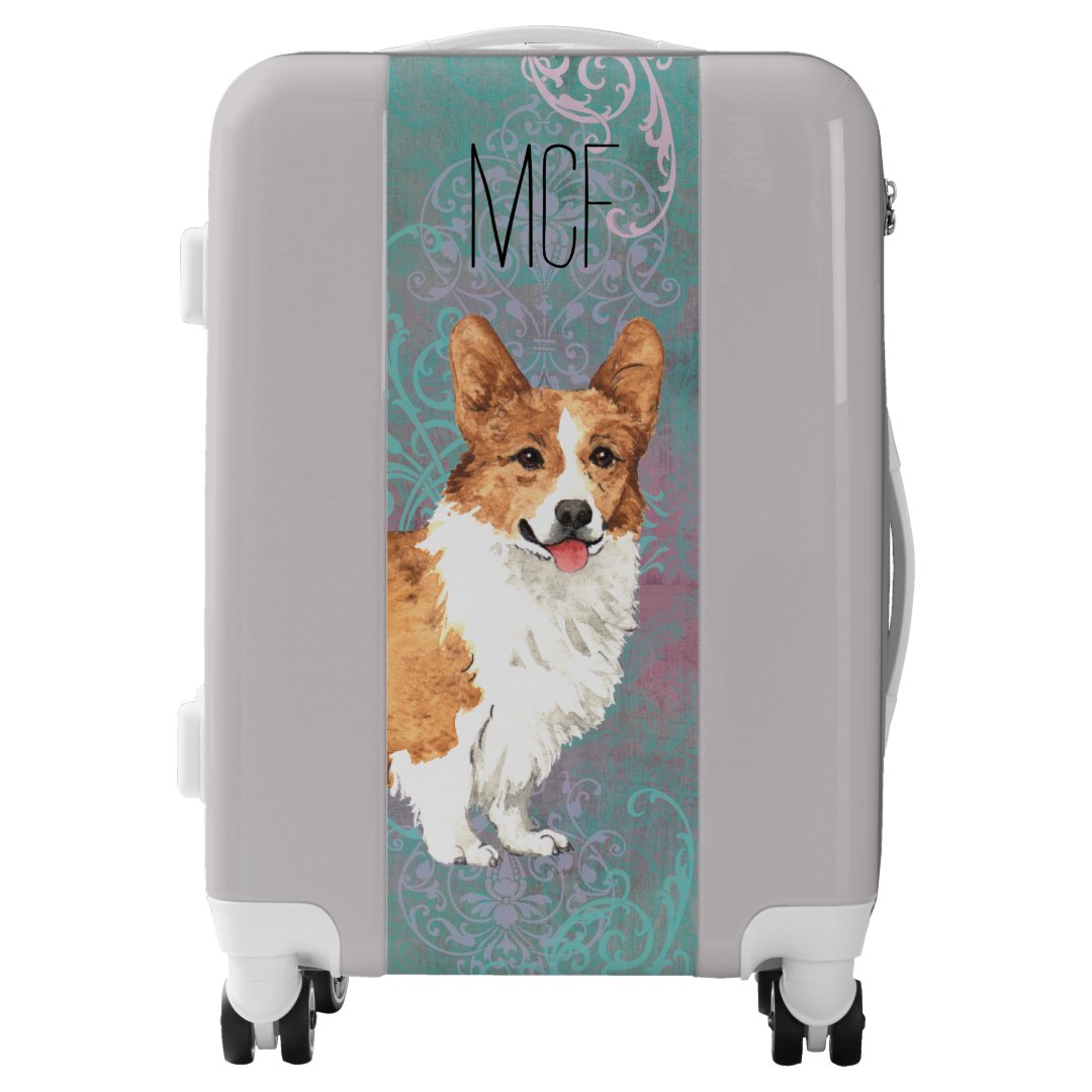 Elegant Pembroke Welsh Corgi Luggage | Zazzle