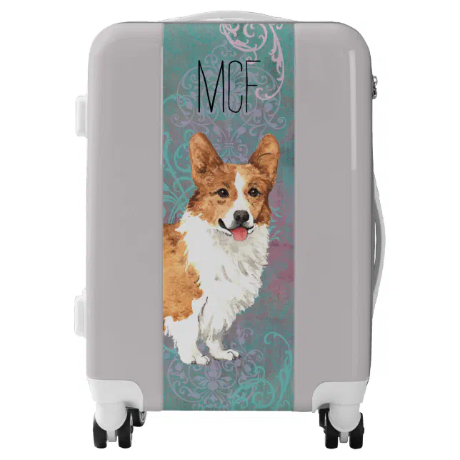Elegant Pembroke Welsh Corgi Luggage | Zazzle