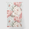 Elegant Peony Seamless Pattern Sheer Curtains | Zazzle