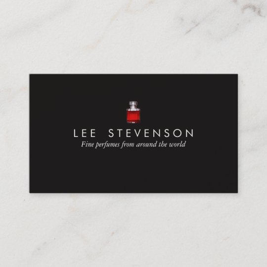 Elegant Perfume Business Card | Zazzle.com