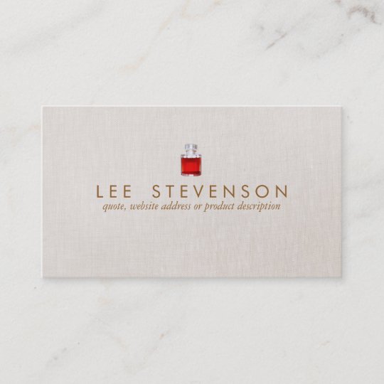 Elegant Perfume Business Card | Zazzle.com