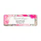 Elegant Personal Pink Rose Return Address Label | Zazzle