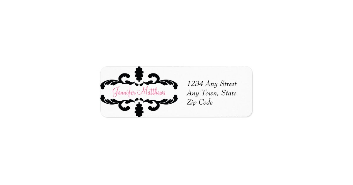 Elegant Personalized Address Label | Zazzle
