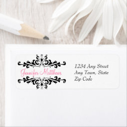 Elegant Personalized Address Labels | Zazzle