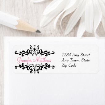 Elegant Personalized Address Labels | Zazzle