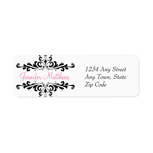 Elegant Personalized Address Labels | Zazzle