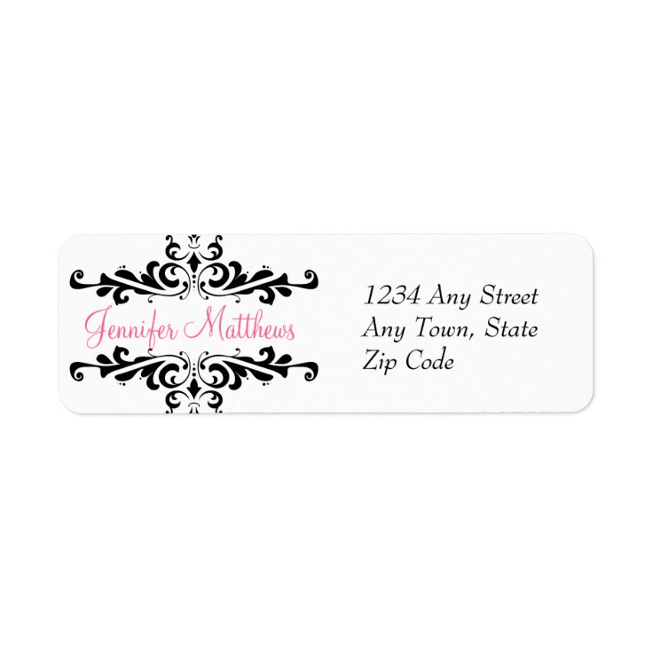 Elegant Personalized Address Labels | Zazzle