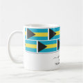 Elegant Personalized BAHAMAS FLAG Welcome Coffee Mug | Zazzle