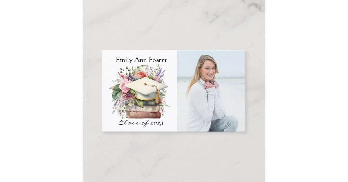 Elegant Personalized Graduation Name Cards | Zazzle
