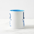 Elegant Personalized LOVE, Name in Blue Typography Mug | Zazzle