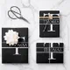 Elegant Personalized Monogrammed Custom Name Wrapping Paper Sheets | Zazzle