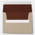 Elegant Photo Birth Announcement Card Envelope | Zazzle
