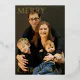 Elegant Photo Christmas Card with Real Foil | Zazzle