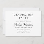 Elegant Photo College Graduation Party Invitation | Zazzle
