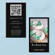 Elegant Photo Custom Cupcake Bakery Custom QR Code Business Card | Zazzle
