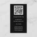 Elegant Photo Custom Cupcake Bakery Custom QR Code Business Card | Zazzle