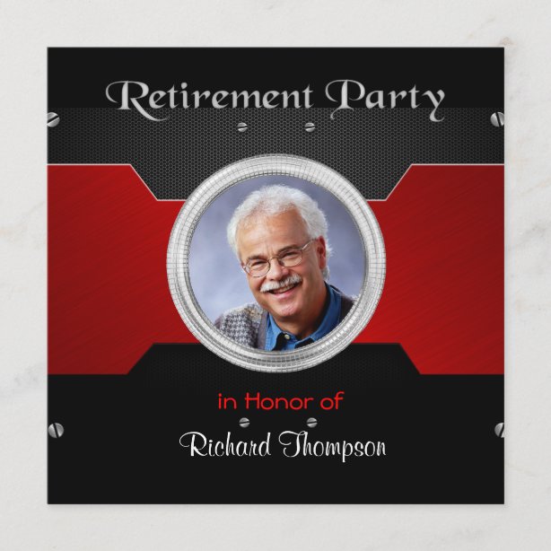 Retirement For Men Invitations | Zazzle