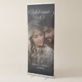 Elegant Photo Wedding Retractable Banner | Zazzle