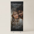 Elegant Photo Wedding Retractable Banner | Zazzle