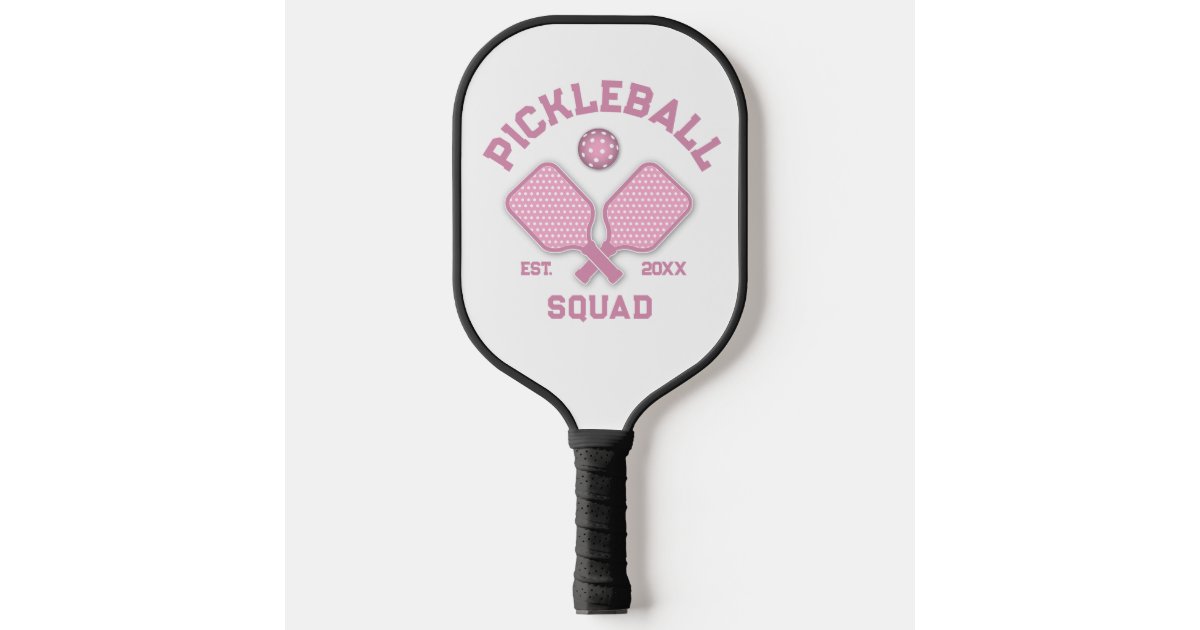 Elegant Pickleball Monogram Design Pickleball Paddle | Zazzle