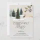 Elegant Pine Tree Christmas Party Invitation | Zazzle