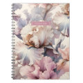 Elegant Pink Blush Girly Floral Personalized Notebook | Zazzle