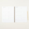 Elegant Pink Bow Planner | Zazzle