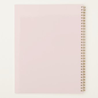 Elegant Pink Bow Planner | Zazzle