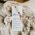 Elegant Pink Champagne Theme Menu Card | Zazzle