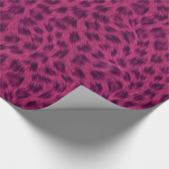 Elegant Pink Cheetah Animal Print Wrapping Paper | Zazzle.com