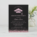 Elegant Pink Diamond Graduation Party Invitation | Zazzle