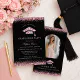 Elegant Pink Diamond Graduation Party Invitation | Zazzle