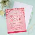Elegant Pink Floral Mother's Day Celebration Event Flyer | Zazzle