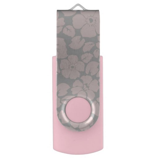 elegant pink floral USB flash drive | Zazzle
