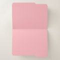 Elegant Pink Flowers on Crinkled White Paper File Folder | Zazzle