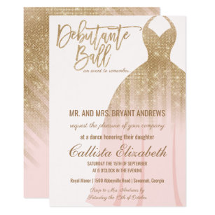 Debutante Invitations | Zazzle