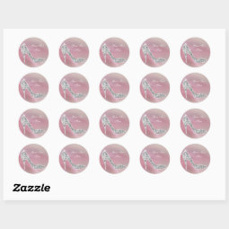 Elegant Pink High Heel Shoe Stickers | Zazzle