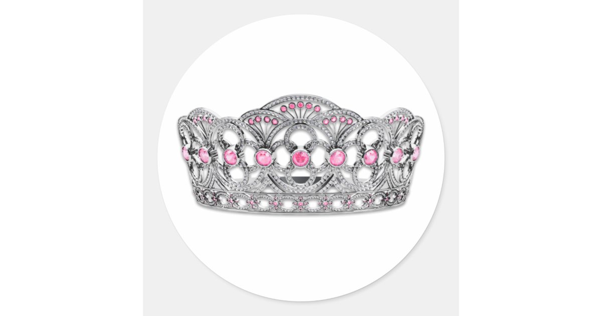 Elegant Pink Princess Stickers | Zazzle
