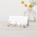 Elegant Pink Purple Floral Butterflies Place Card | Zazzle