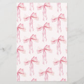 Elegant Pink Ribbon Find The Guest Bingo Game | Zazzle