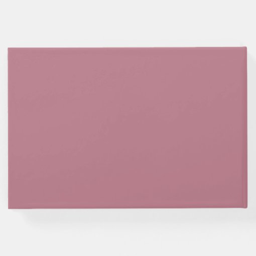 Elegant Pink And Rose Gold Wedding Guestbook Zazzle