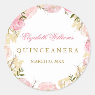 Quinceanera Stickers | Zazzle
