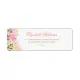 Elegant Pink Rose Return Address Label | Zazzle