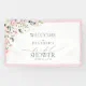 Elegant Pink Watercolor Floral Shower Welcome Banner | Zazzle