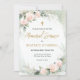 Elegant Pink Watercolor Flowers Memorial Service Invitation | Zazzle
