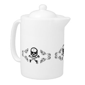 Elegant Poison Gothic Tea Set Teapot | Zazzle