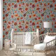Elegant Poppies Pattern Wallpaper | Zazzle